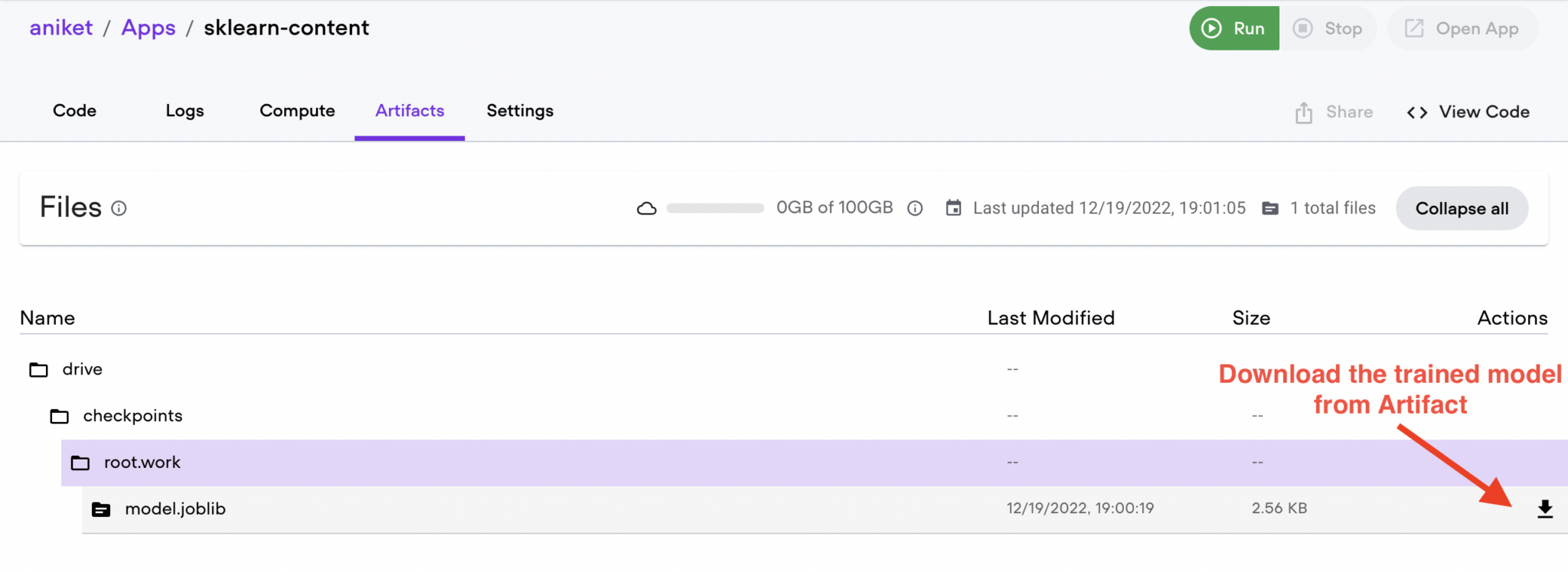 Train Scikit-learn Models on the Cloud